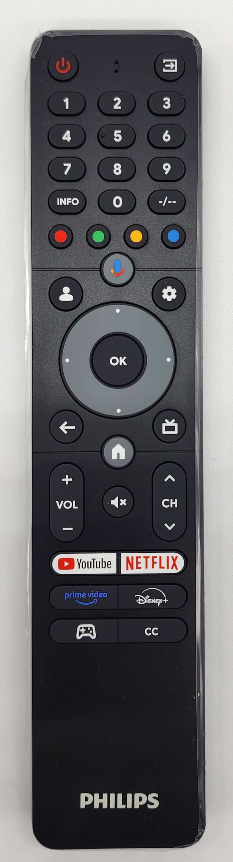 OEM replacement remote control for Philips Google TV 30604T626FUN0002 ...