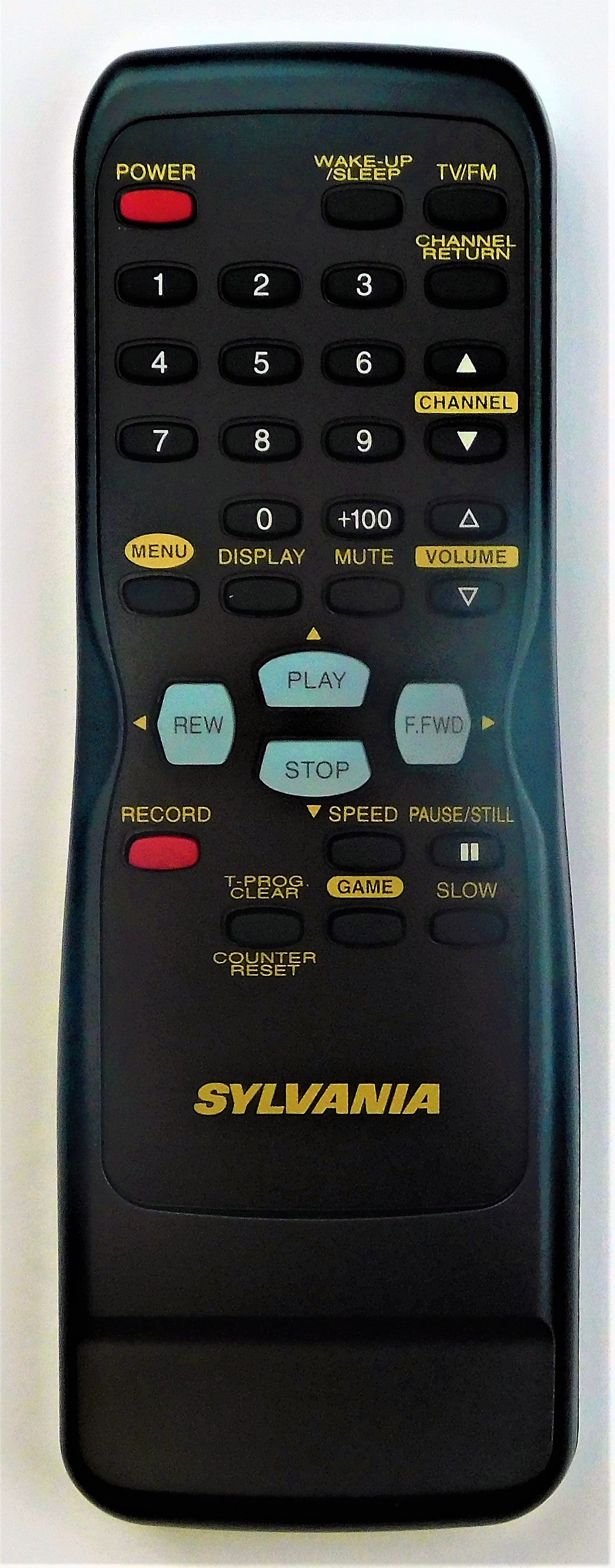 OEM replacement remote control for Sylvania CRT TV & VCR COMBOs N0155U ...