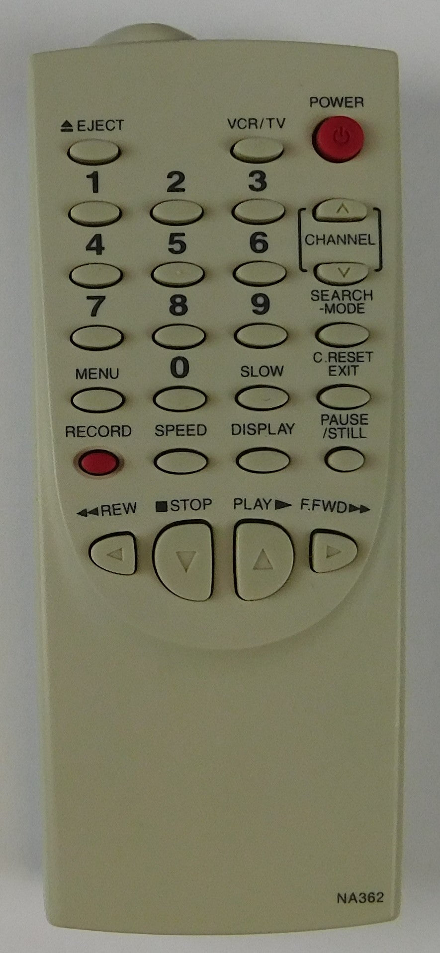 OEM replacement remote control for Durabrand, Emerson, Sylvania VCRs N ...
