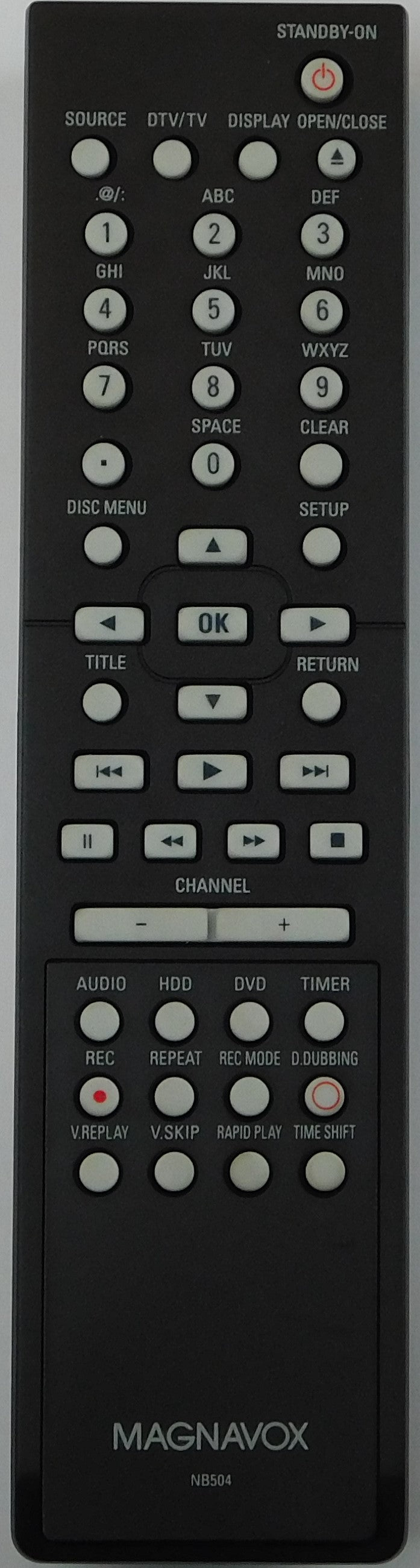 Original OEM replacement remote control for Magnavox HDD & DVD Recorde ...
