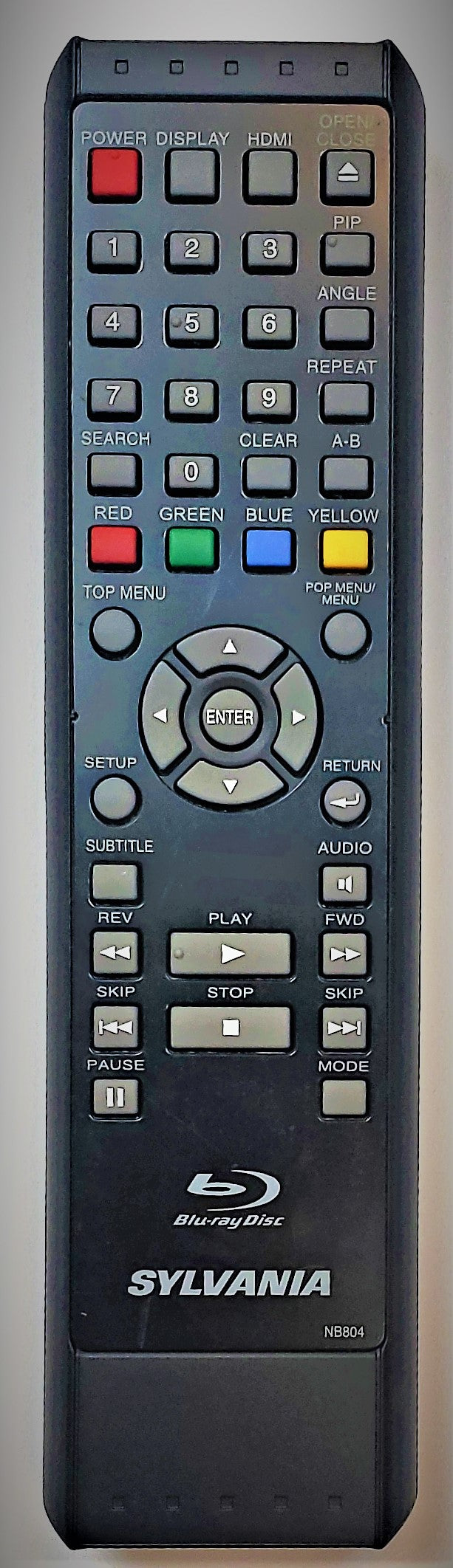 Original OEM replacement remote control for Sylvania Blu-ray players N ...