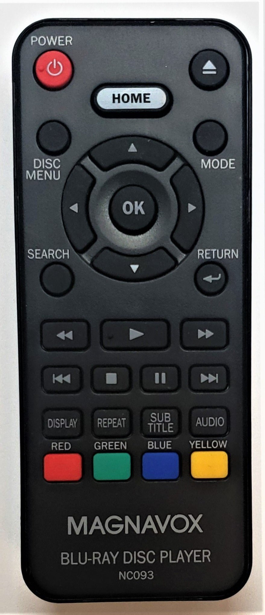 Original OEM replacement remote control for Magnavox Blu-ray players N ...
