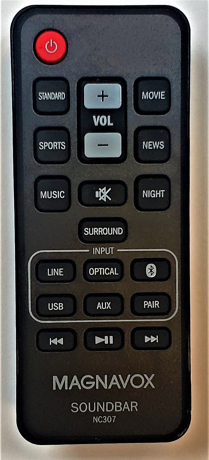 Original OEM replacement remote for Magnavox Sound Bar NC307UH – Funai ...