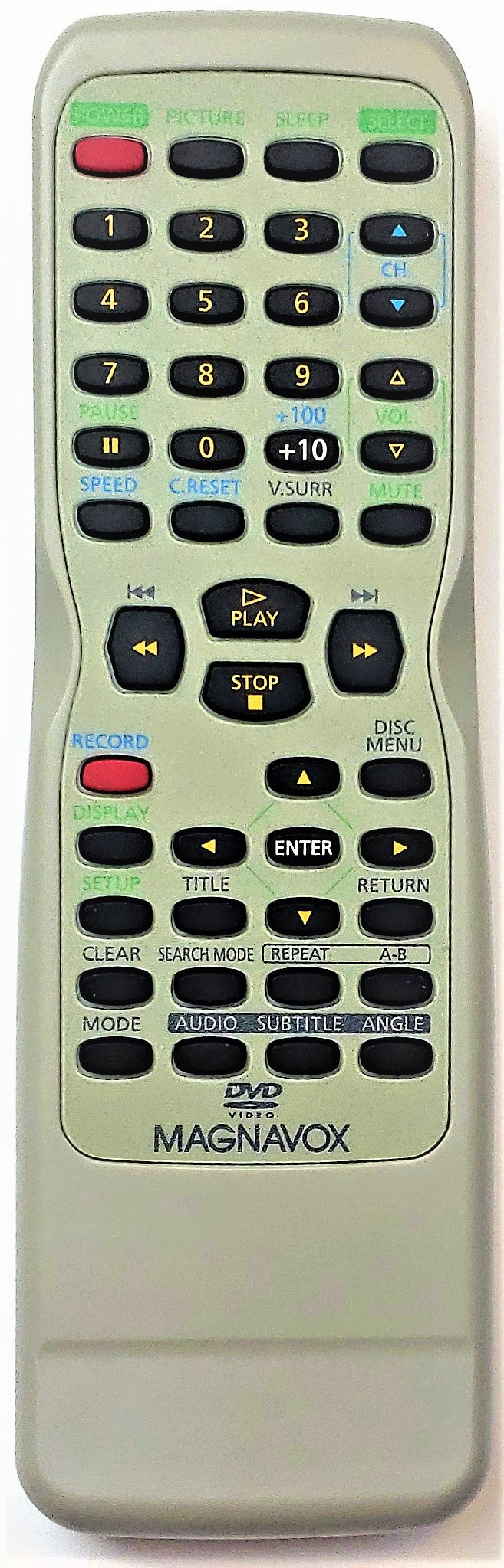 OEM replacement remote control for Magnavox CRT TV VCR & DVD COMBOs NE ...