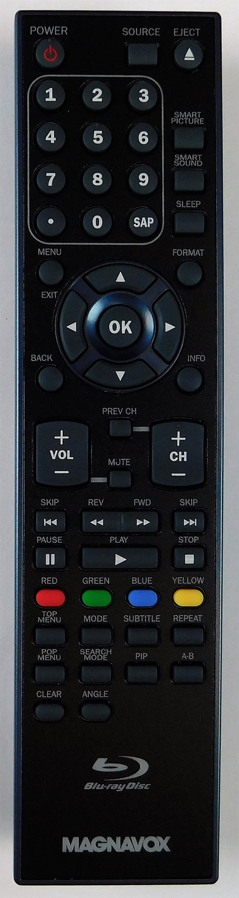 OEM replacement remote control for Magnavox LCD TV & Blu-ray COMBOs NF ...